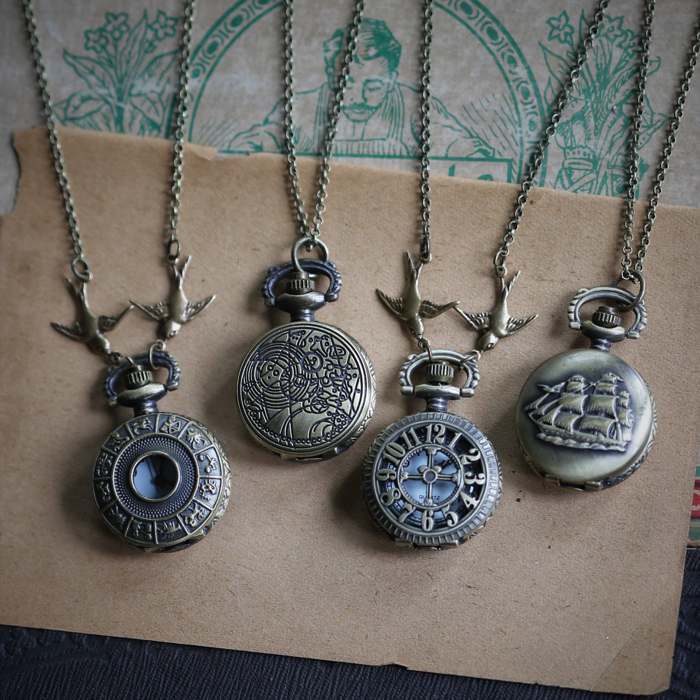 Time Lord Watch Necklace – Ragtrader Vintage
