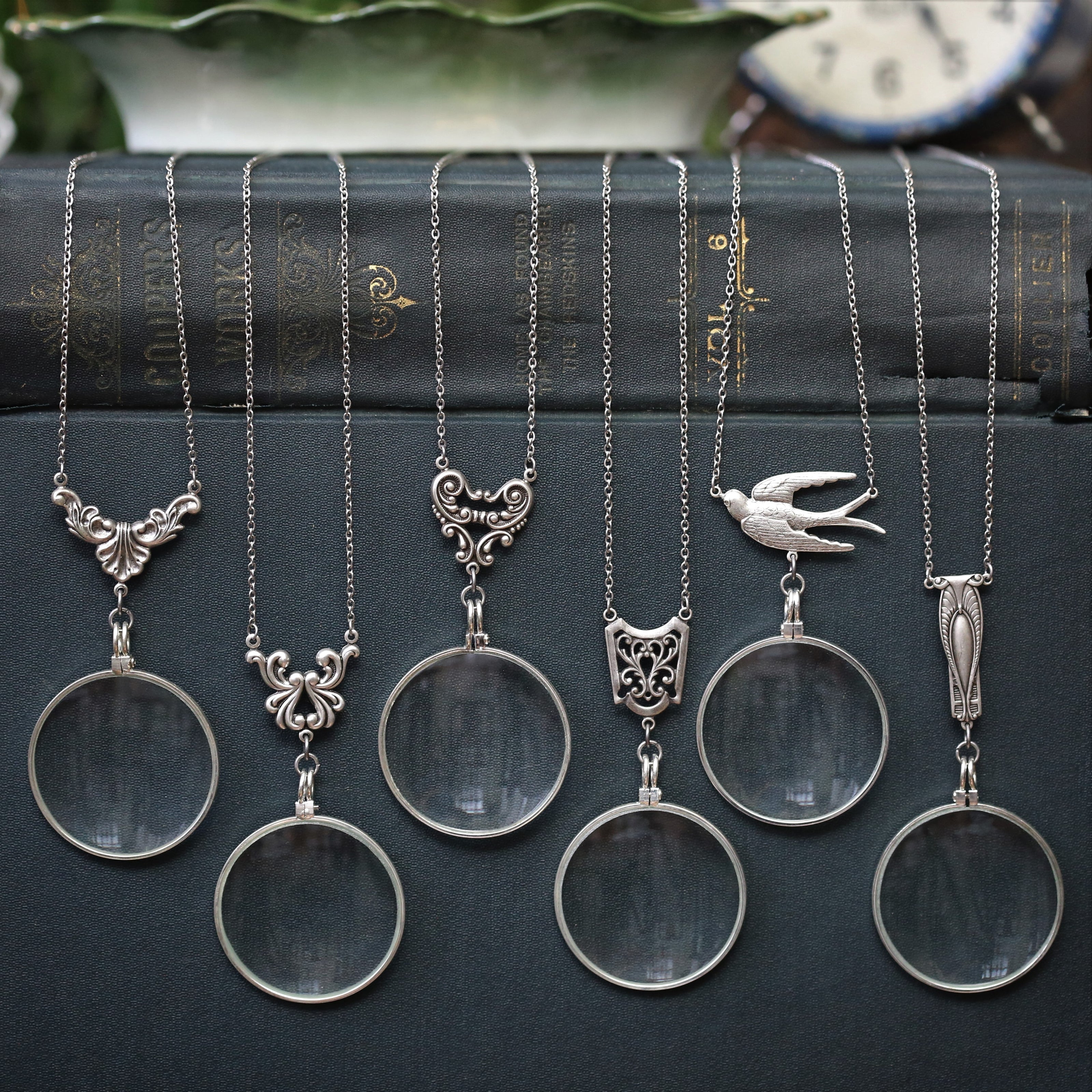 Silver Victorian Monocle Necklace – Ragtrader Vintage