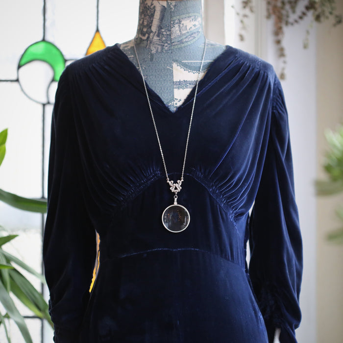Silver Victorian Monocle Necklace – Ragtrader Vintage
